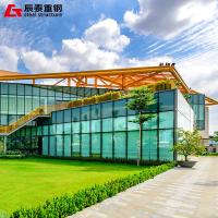 China Steel Structure Showroom Office Building 1000 Tons Customizable Design for sale