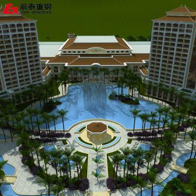 China Fireproof Steel Structure High Rise Building Construction Apartment for sale