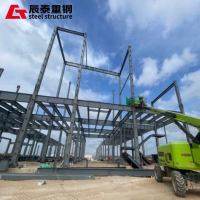 China Custom Steel Frame High Rise Building Q355B H Section Column Beam 10-30 Stories for sale