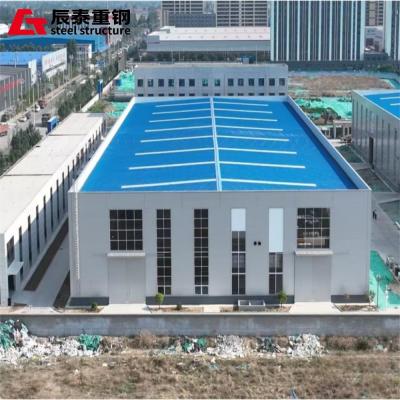 China Q235 Steel Structure Warehouse Building 4000-15000mm Length with 40-100μm Galvanizing for Industrial Storage for sale