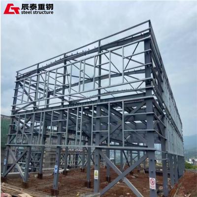 China Prefabricated Multi-Story Steel Structure Building with 4000-15000mm H Beams and ISO9001 Certification for sale