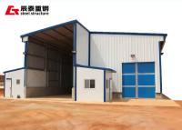 China Light Weight Steel Structure Warehouse - Pre Engineered Building with 50-60 Year Lifespan and 1mm Galvanized Profiles for sale