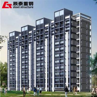 China Practical Steel Structure High Rise Building with Q355/Q235 Steel and H-Section Beams for Office and Accommodation for sale