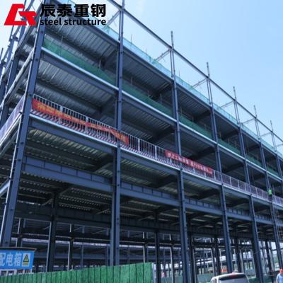 China Prefabricated Steel Structure High-Rise Building Systems with Q355 Steel and 200,000 Ton Annual Capacity for sale
