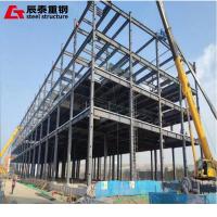 China Prefabricated Multi-Storey Steel Frame Building with 4000-15000mm H Beams and 6-40mm Plate Thickness for sale