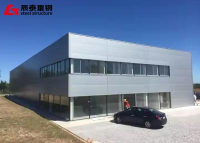 China Prefabricated Steel Structure Metal Frame Warehouse Office Building 30m Span for sale