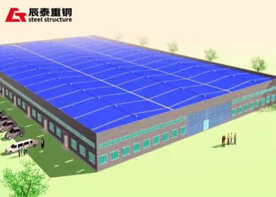 China Metal Frame Prefabricated Steel Structure Building Workshop - 60m Span, ISO/ASTM Certified Industrial Construction for sale