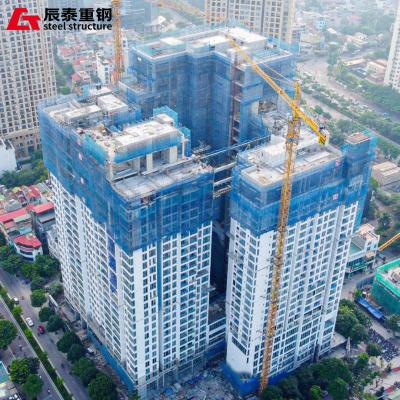 China Steel Structure Building Systems for 25-Story High-Rise Apartments, Hotels & Commercial Complexes with 35m Spans for sale