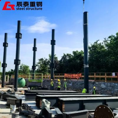 China Prefabricated Steel Structure School Building with 200,000 Ton Annual Capacity and 15MT Crane Options for sale