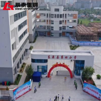 China Prefabricated Steel Structure School Building - Q345 Steel with 5MT-15MT Crane Capacity and Custom Design Options for sale
