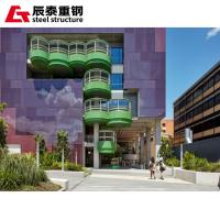China Prefabricated Steel Structure School Building - 200,000 Ton Annual Capacity with 5MT-15MT Crane Options for sale