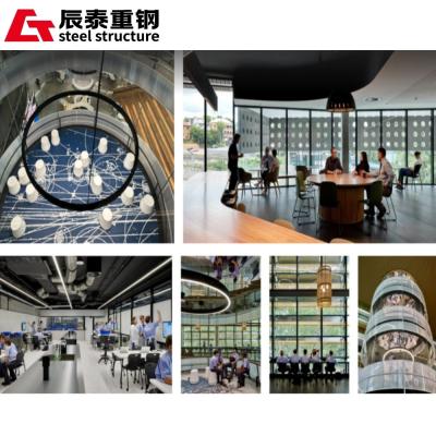 China Prefabricated Steel Structure School Building with 200,000 Ton Annual Capacity and 15MT Crane Options for sale