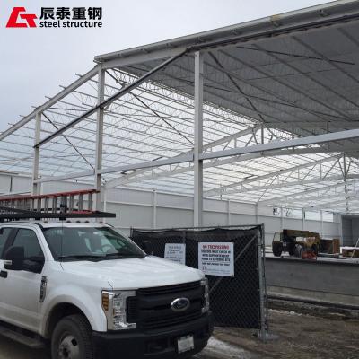China Anti Corrosion Steel Structure Workshop Earthquake Resistance 12m-60m Span Recyclable for sale
