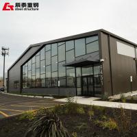 China Steel Structure High Rise Prefabricated Hangar 30m Span 12m Height Q345 for sale