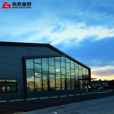 China Galvanized Light Steel Structure Workshop with Bridge Crane 12m-30m Span for sale