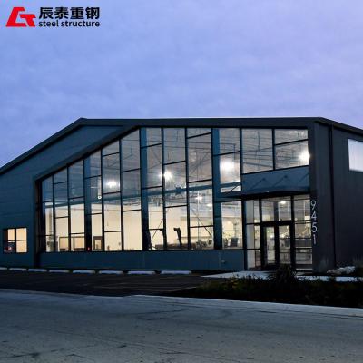 China Free Design Fast Install Steel Structure High Rise Workshop Portal Frame 20m Height 50m Span for sale