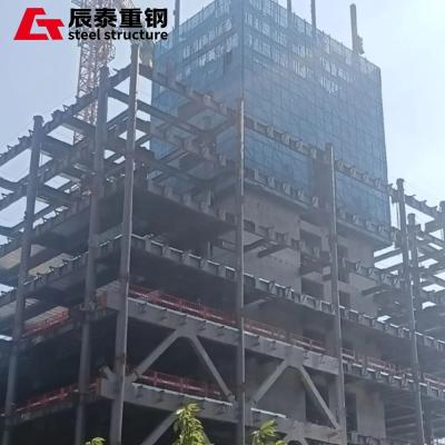 China High Strength Steel Structure High Rise Metal Frame Building for Chemical and Petroleum Industry 50 Year Design Life for sale