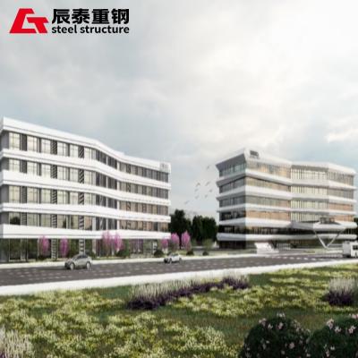 China Custom Steel Structure Office Building High Rise Frame Metal Building 200000 Tons Annual Capacity for sale