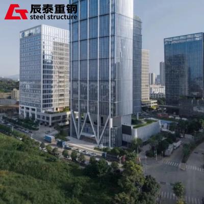 China Prefabricated Steel Frame Office Building with Thermal Insulation 30-50 Faster Assembly for sale