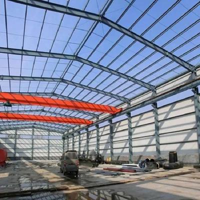 China Q355B Galvanized Prefabricated Steel Structure Metal Frame Warehouse 355 MPa for sale