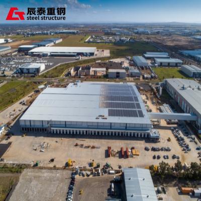 China Prefabricated Steel Structure Warehouse High Load Capacity 200000 Tons Annual Output for sale