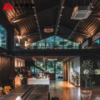 China Prefabricated Steel Structure Commercial Building Coffee Shop Library 8m Span for sale