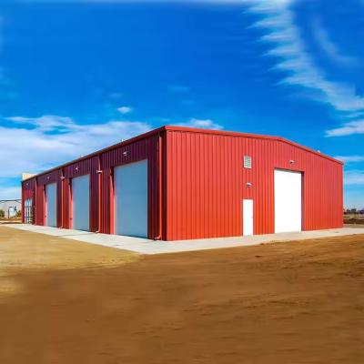 China Large Span Metal Steel Structure Warehouse Building with Aluminum Alloy Windows 30m Clear Span for sale