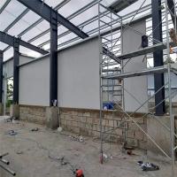 China Q355 Prefabricated Steel Structure Warehouse Fast Build Construction 60m Clear Span for sale