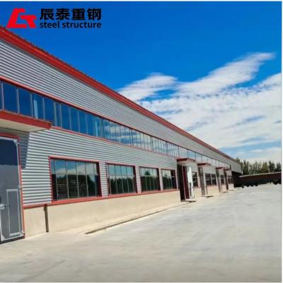 China High Efficiency Prefabricated Galvanized H-beam Structure Industrial Building Factory Workshop for sale