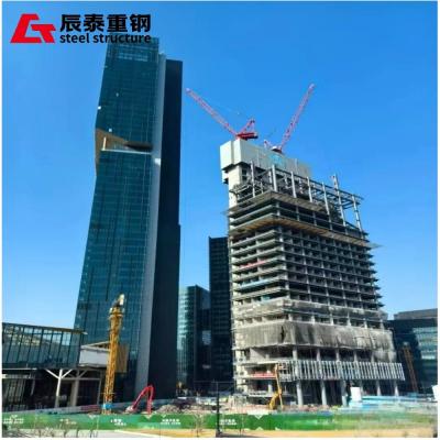 China Prefabricated Hot Rolled Galvanized Steel Structure Office Building 345MPa Yield Strength for sale