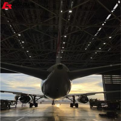 China Prefabricated H-Shaped Steel Structure Hangar Building - 150m Span, 30m Clearance, 65% Faster Construction for sale