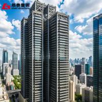 China Complete Drainage System Multi-story Steel Building with Integrated Gutter System for sale