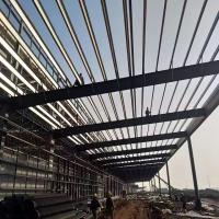 China Fast Assemble Steel Structure Metal Frame Warehouse Building 20m Span Custom Size for sale