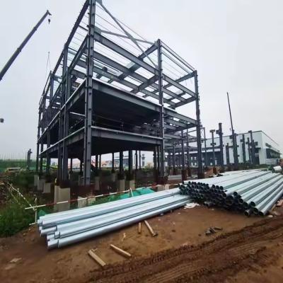 China Innovative Q355b Galvanized Steel Structure Metal Frame Workshop Building for sale