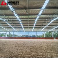 China Custom Prefabricated Steel H-Beam Horse Farm Building 300×300×10×15 with 50-100mm Insulation for sale
