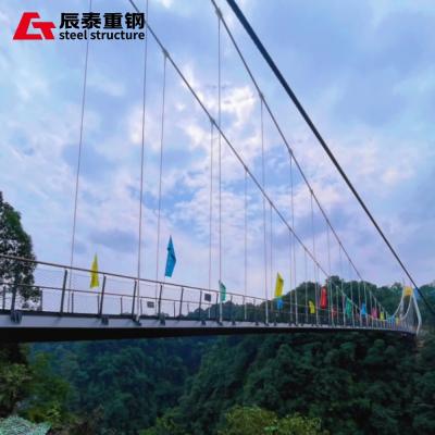 China Custom Q355B Q235B Steel Truss Bridge for Easy Transport 50m Span for sale