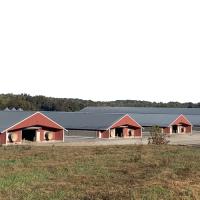 China Lightweight Prefab Chicken House 150mph Wind Resistance 30 Year Service Life for sale