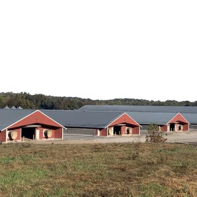 China Lightweight Prefab Chicken House 150mph Wind Resistance 30 Year Service Life for sale