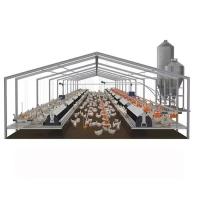 China Prefab Steel Farm Building with Skylights Roll-up Doors 30 Year Life 600g m2 Galvanization for sale