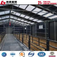 China Prefabricated Steel Structure Cowshed Sheep Shed Hot Roll Welding 50 Year Life for sale