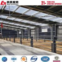 China Prefabricated Steel Structure Cowshed Sheep Shed Hot Roll Welding 50 Year Life for sale