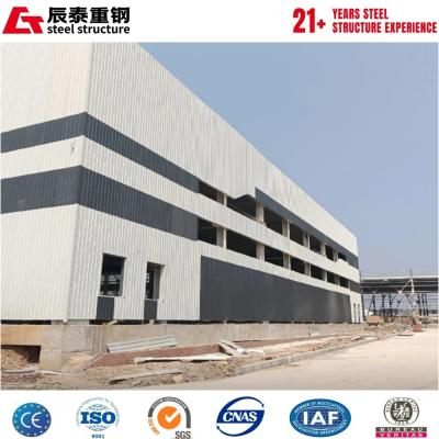 China Large Span Steel Structure Industrial Building Factory Workshop Q355B 20-50m for sale
