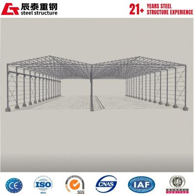 China Prefabricated Large Span Steel Structure Warehouse Building for Storage H Beam 4000-15000mm for sale