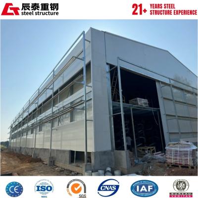 China Prefabricated Steel Structure Farm Breeding Shed Custom Q355B High Strength 75mm Insulation for sale