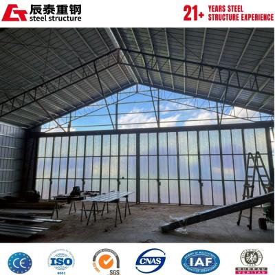 China Custom Size Metal Prefabricated Warehouse with Complete Drainage System for sale