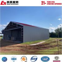 China Pre-engineered Galvanized Metal Steel Warehouse with Insulated Roof Panel for sale