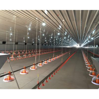 China Galvanized Prefab Steel Farm Chicken House Building EU Standard 2000 Birds for sale