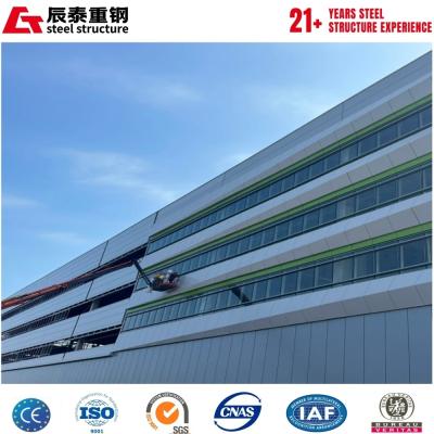 China Factory prefabricated construction efficient large span galvanized steel structure workshop building for sale
