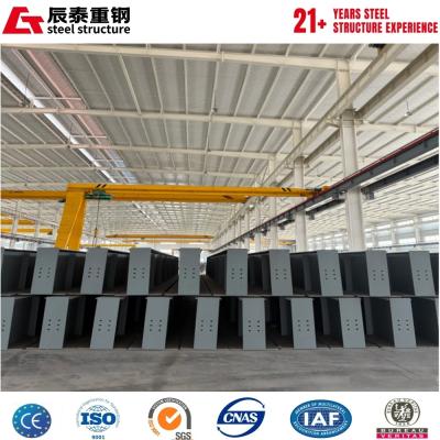 China Hot Rolled H Beam Steel Structure Q235B Q355B Steel Purlin Sandwich Panel High Strength Bolts for sale