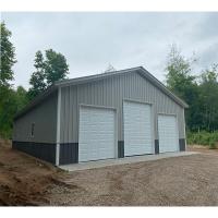 China Economical Steel Structure Warehouse Large Span 30-60m Corrosion Resistance ISO 12944 C4 for sale
